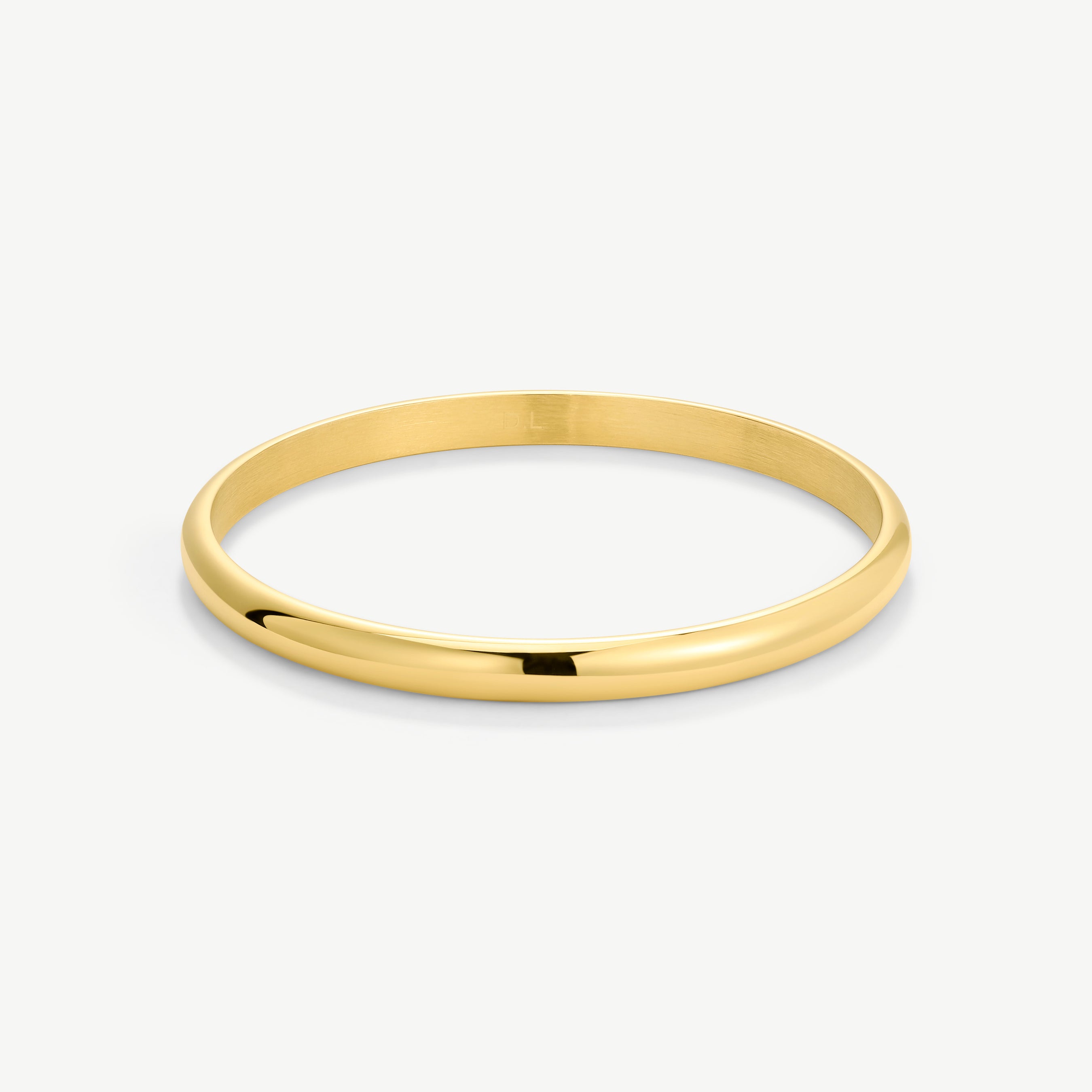 Classic Chunky Gold Bangle – D.LOUISE Jewellery